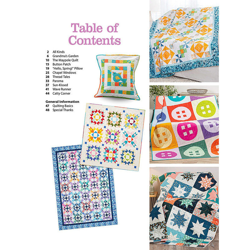 Fun Fat Quarter Quilts for Spring Pattern Book – Annie's Quilting ...