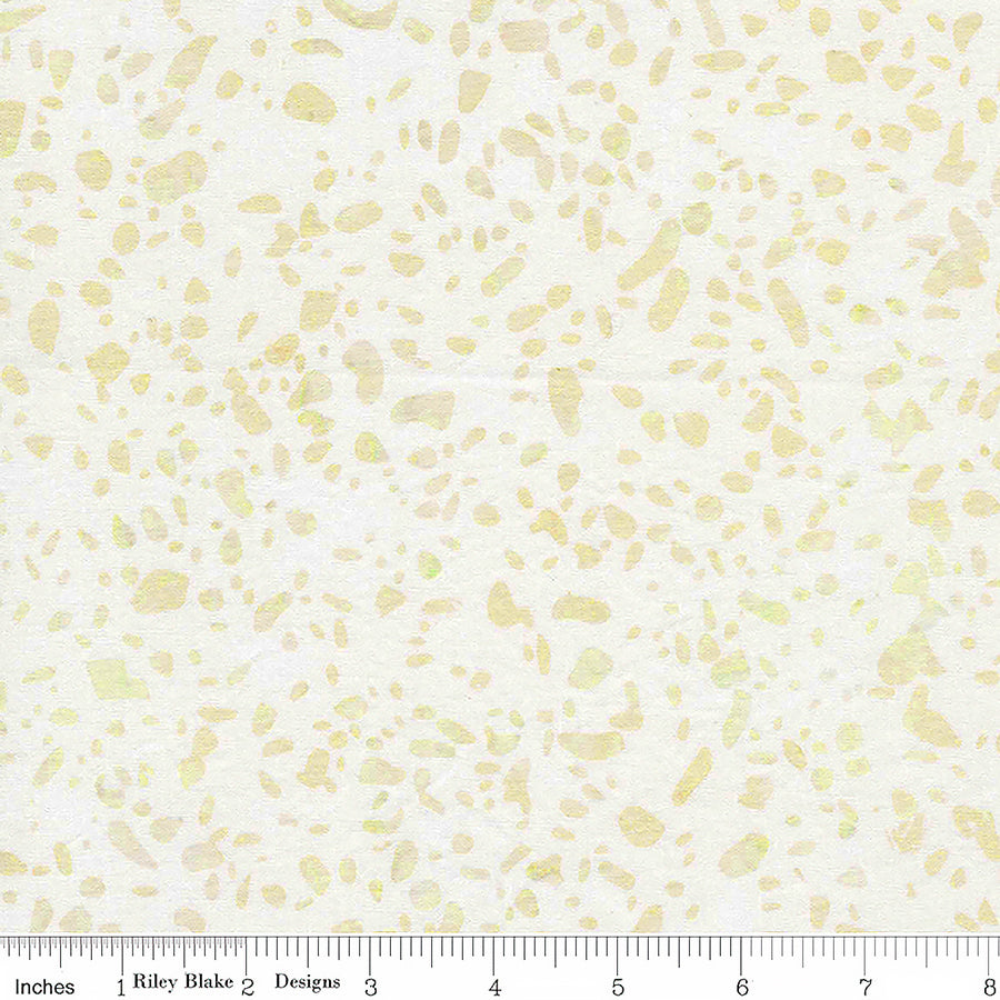 Elementals Terrazzo Batiks Buttermilk – Riley Blake – Fort Worth Fabric Studio