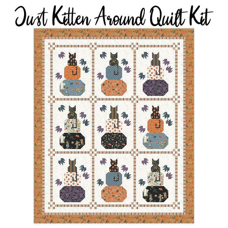 Just Kitten Around Quilt Kit with Trick or Treat from Riley Blake Designs – Fort Worth Fabric Studio