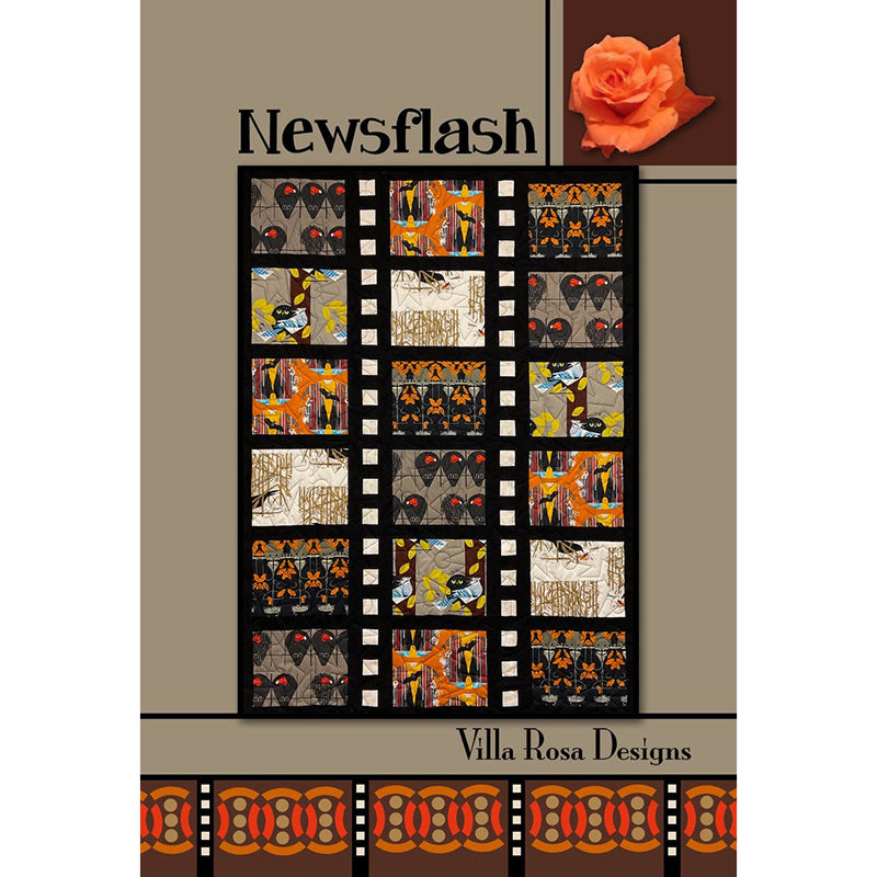 Newsflash Quilt Pattern PDF Download – Villa Rosa Designs – Fort Worth ... Newsflash Quilt Pattern PDF Download – Villa Rosa Designs – Fort Worth ...