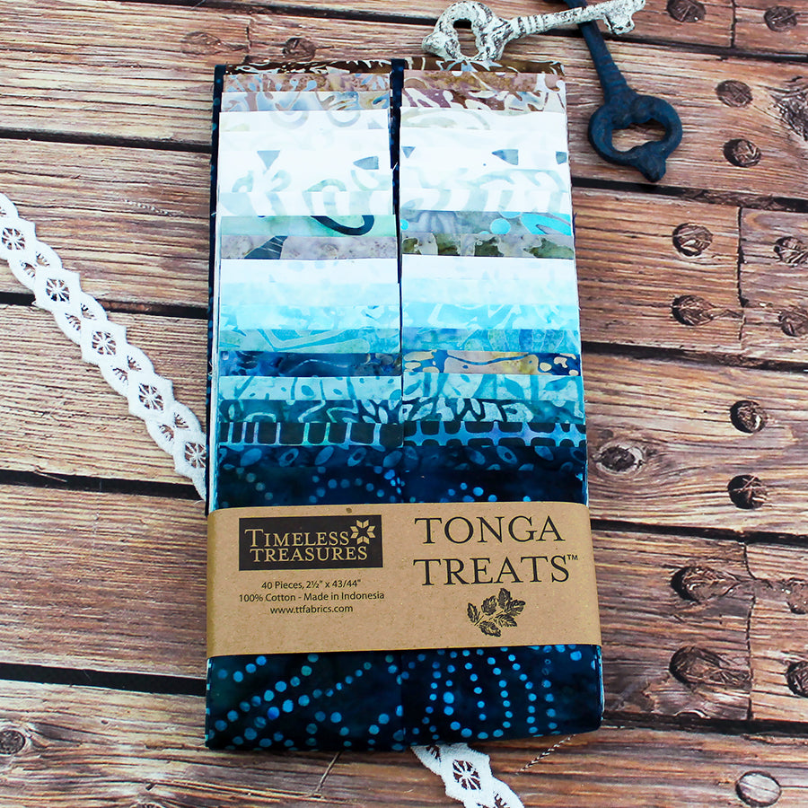 Tonga Treats Juniper Batiks 2.5" Strips – Timeless Treasures – Fort ...