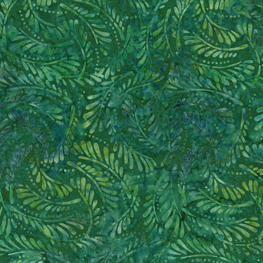 Mystic Vineyard Batiks Ferns Green – Wilmington Prints – Fort Worth ...
