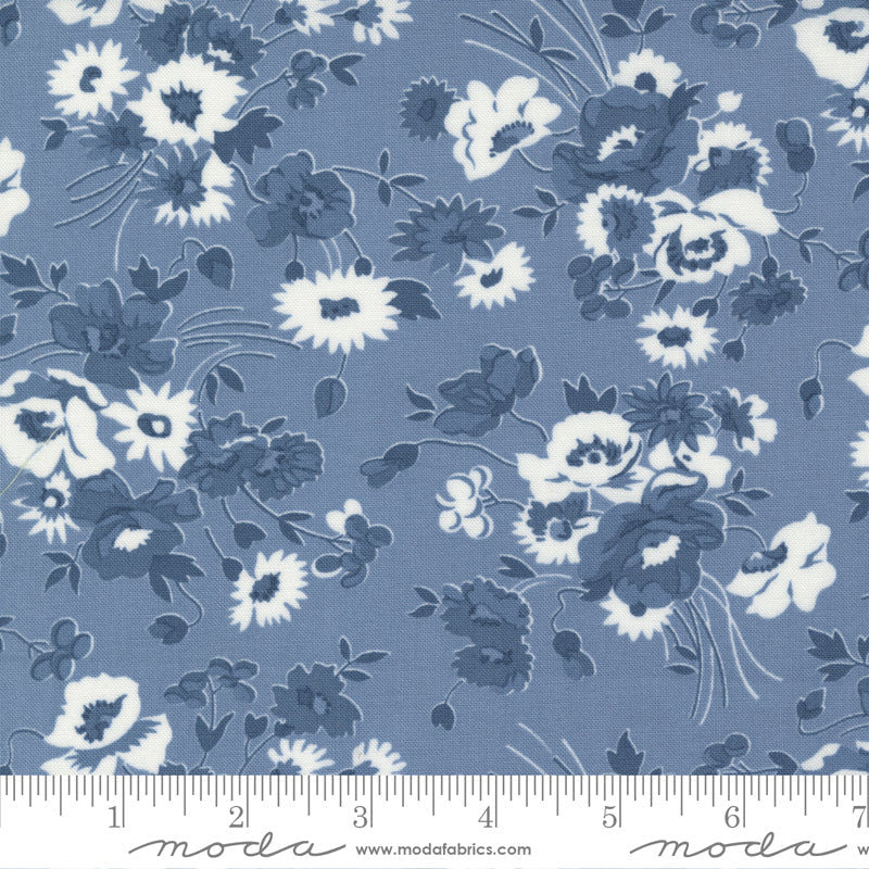 Nantucket Summer Somerset Florals Lake – Moda – Fort Worth Fabric Studio