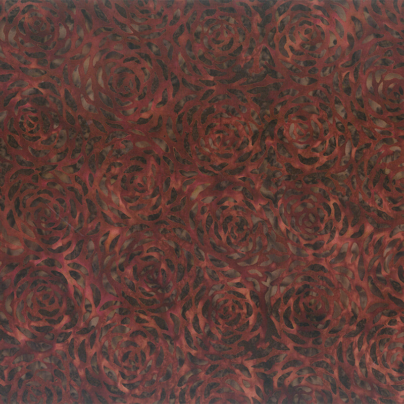 Changes in Seasons Batiks Rose Petals Walnut Brown – Banyan Batiks ...