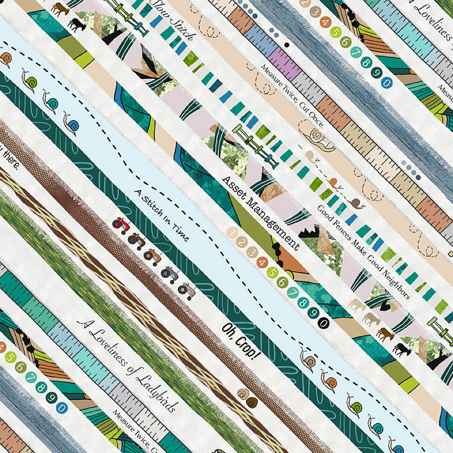 Neighborhood Association Selvedge Stripes Multi – Studio E – Fort Worth ...