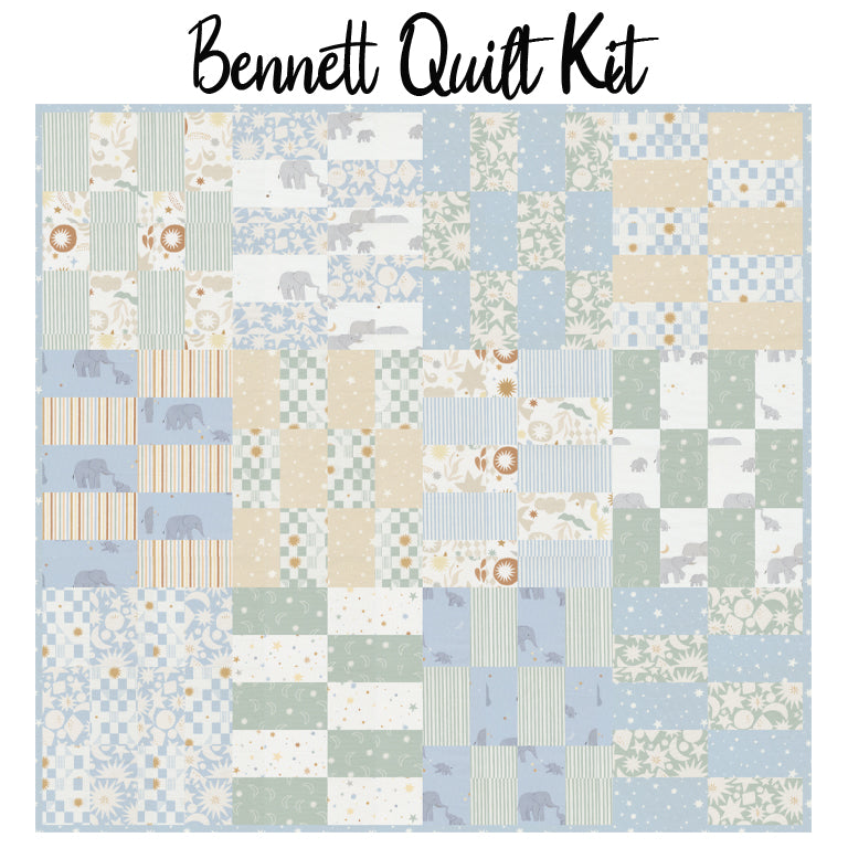 Bennett Quilt Kit with To The Moon & Back from Moda Fabrics – Fort ...