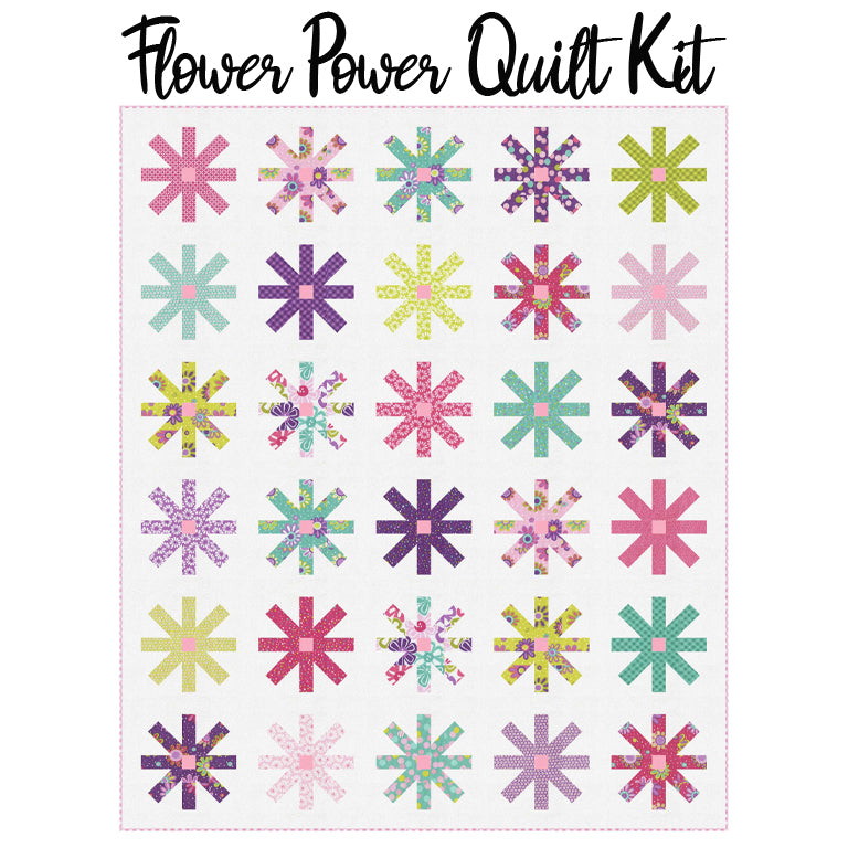 Flower Power Quilt Kit with Pick Me! from Moda Fabrics – Fort Worth ...