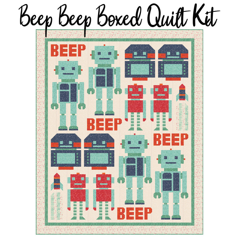 Beep Beep Boxed Quilt Kit with 321 Blast Off from Moda Fabrics – Fort ...