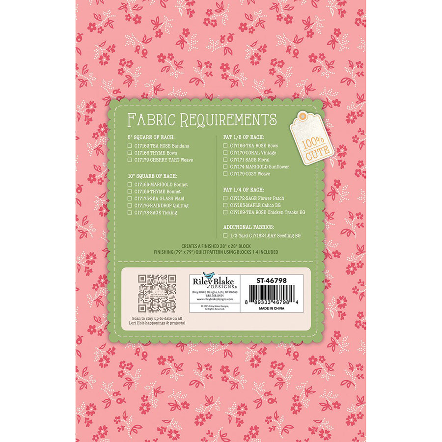 Farmer's Daughter Quilt Seeds Summer Barn – Riley Blake – Fort Worth ...