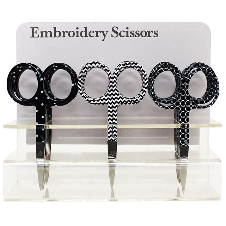 Black & White Embroidery Scissors – Allary – Fort Worth Fabric Studio