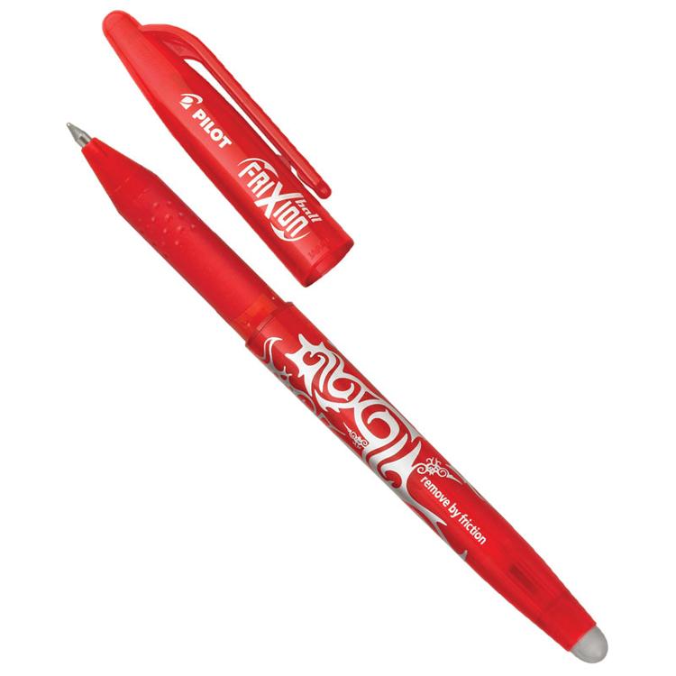 Red Frixion Ball Erasable Gel Pen – Pilot – Fort Worth Fabric Studio